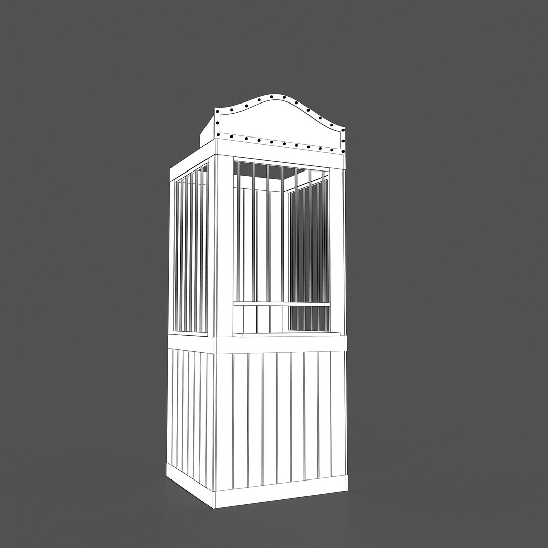 3D Ticket Booth - TurboSquid 2074716