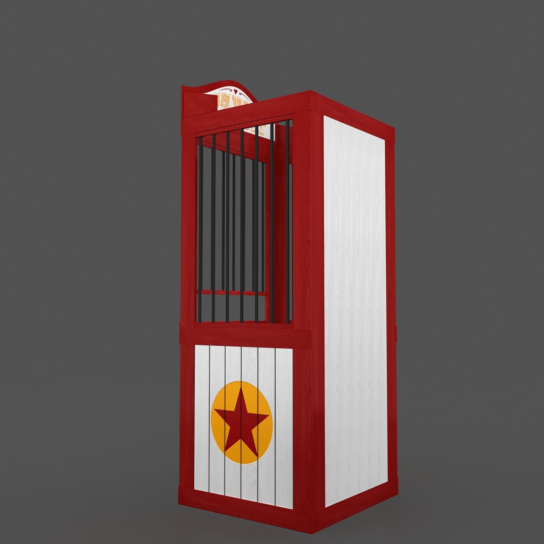 3D Ticket Booth - TurboSquid 2074716