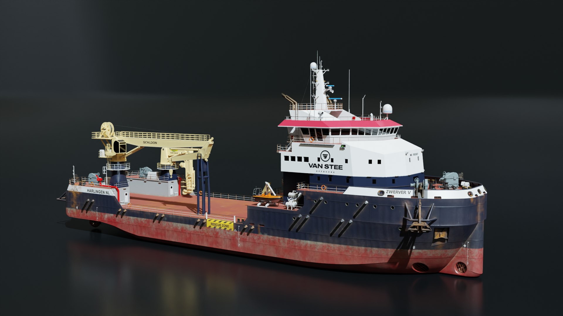 Zwerver V Offshore 3D - TurboSquid 2159237