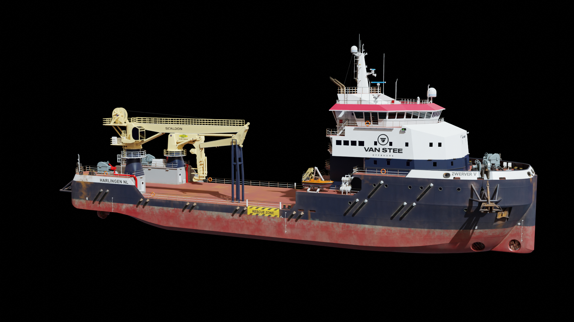 Zwerver V Offshore 3D - TurboSquid 2159237