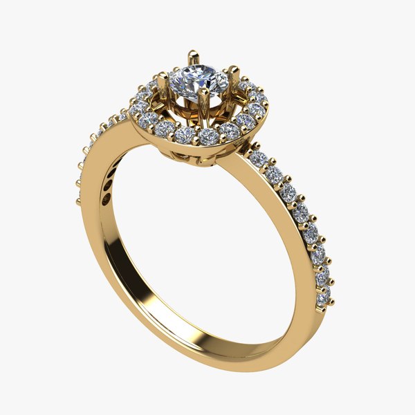 3D Engagement Ring - TurboSquid 2040543