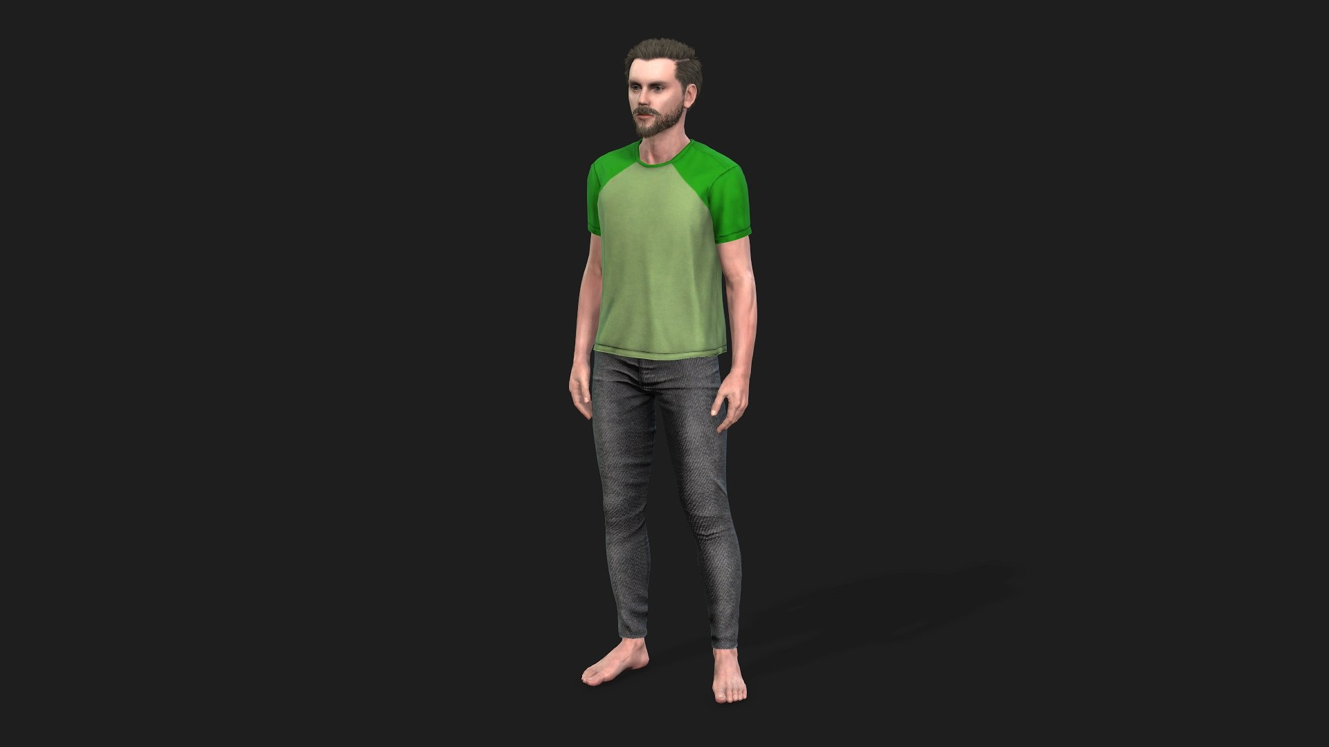 3D Rigged Man Game Asset 3D - TurboSquid 2316940
