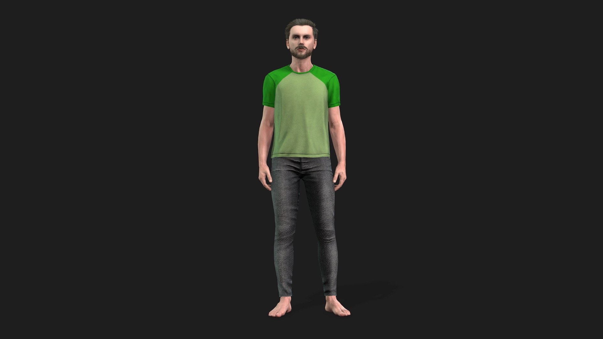 3D Rigged Man Game Asset 3D - TurboSquid 2316940