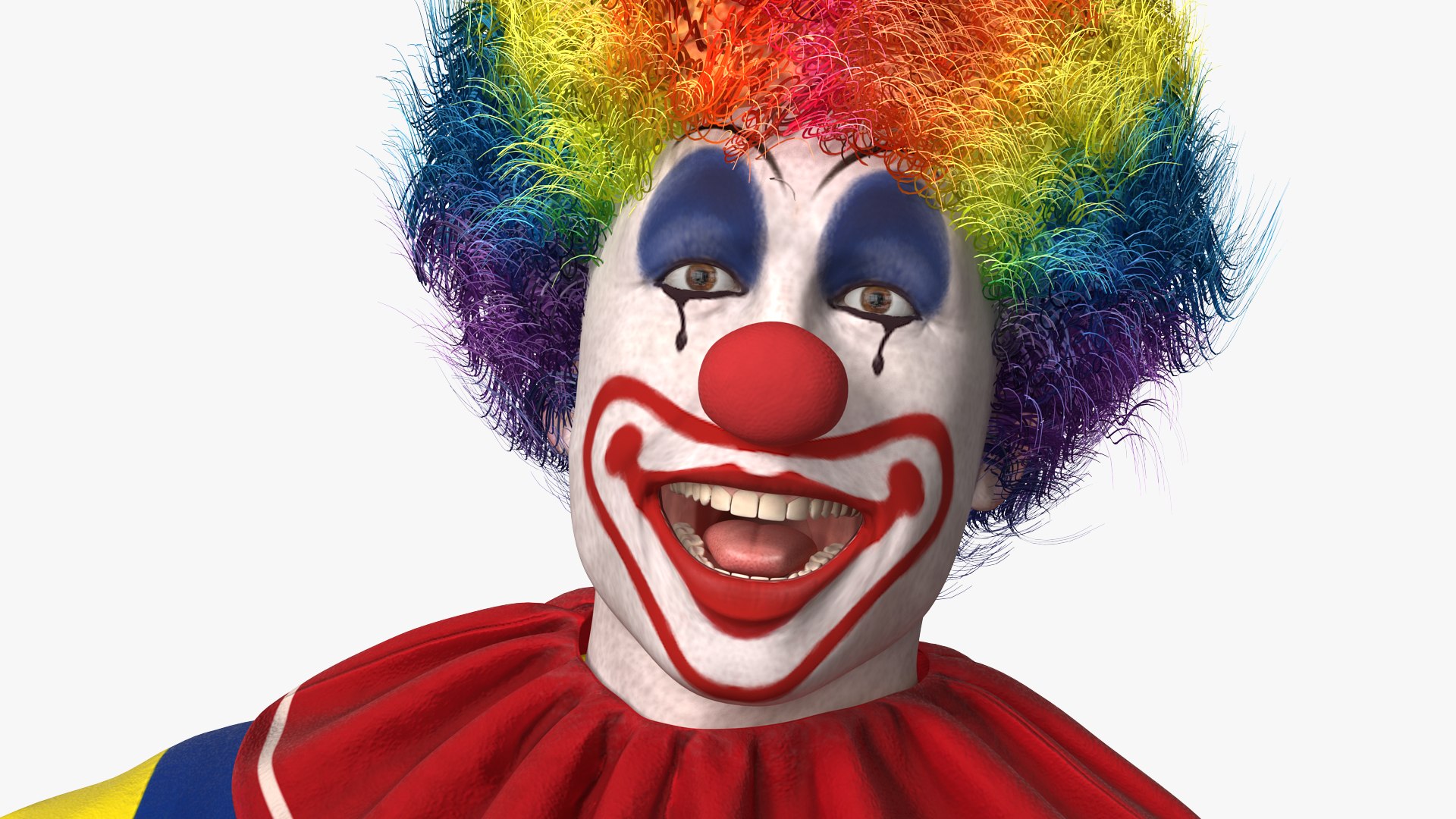 Adult Clown Suit Dancing Model - TurboSquid 1587690
