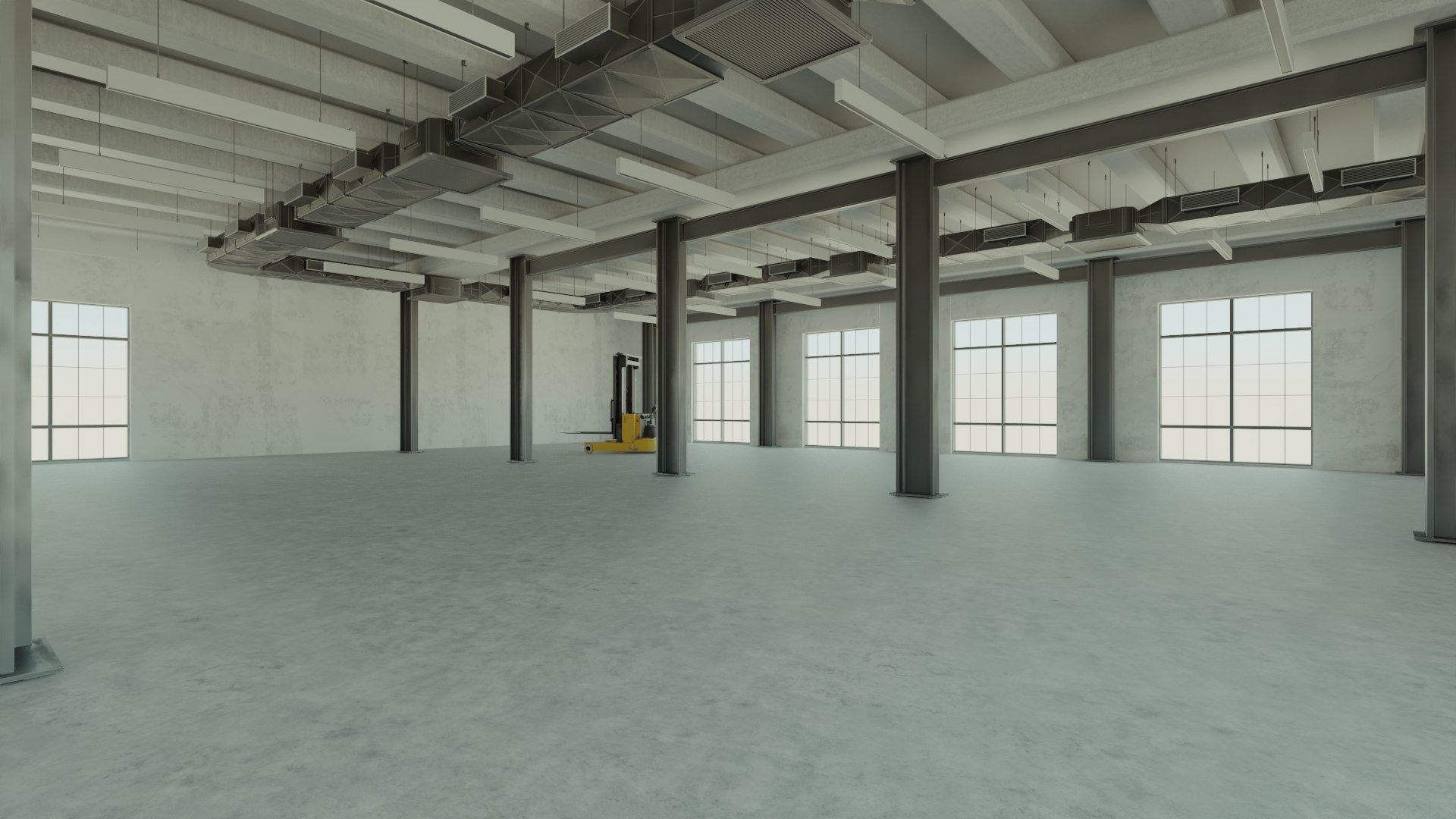 3D Model Interior Loft - TurboSquid 1567003