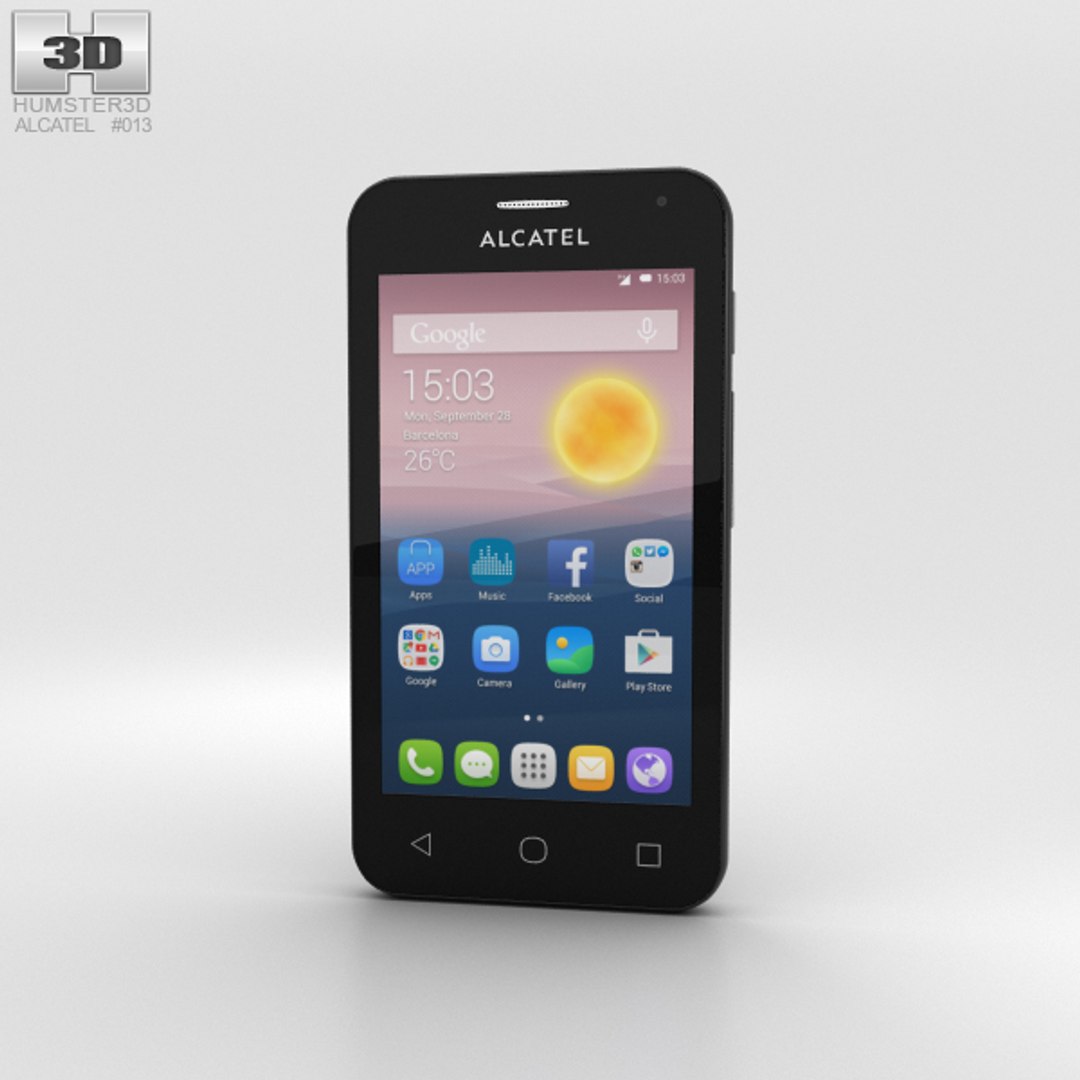 Alcatel onetouch touch 3D model - TurboSquid 1244664
