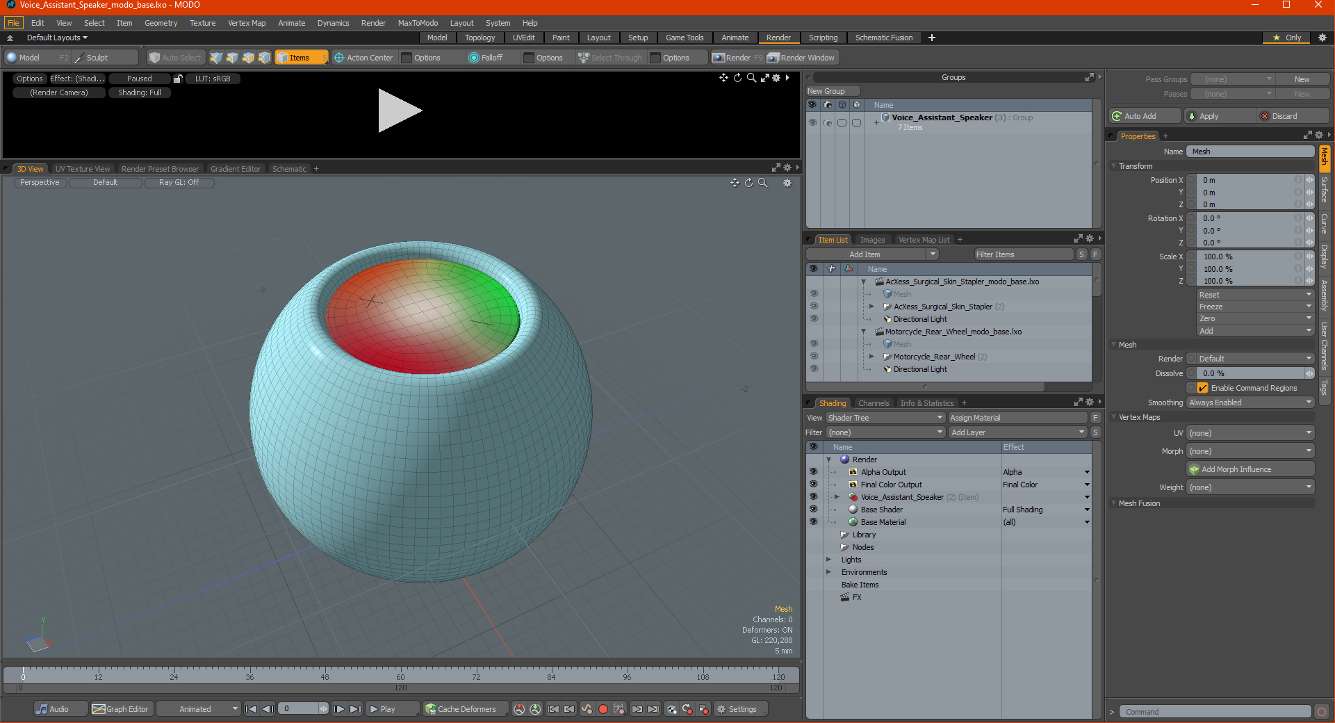 3D voice assistant speaker - TurboSquid 1706819