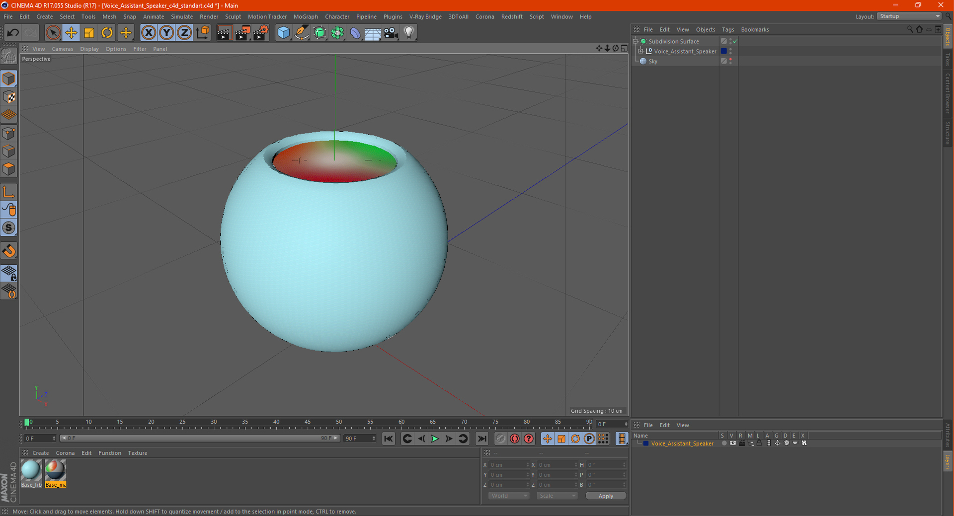 3D voice assistant speaker - TurboSquid 1706819