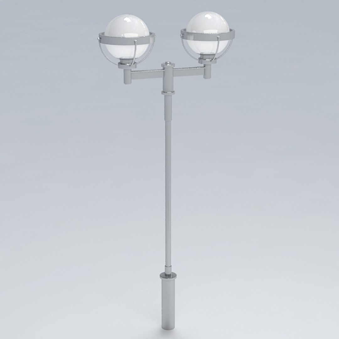 3ds max street lamp