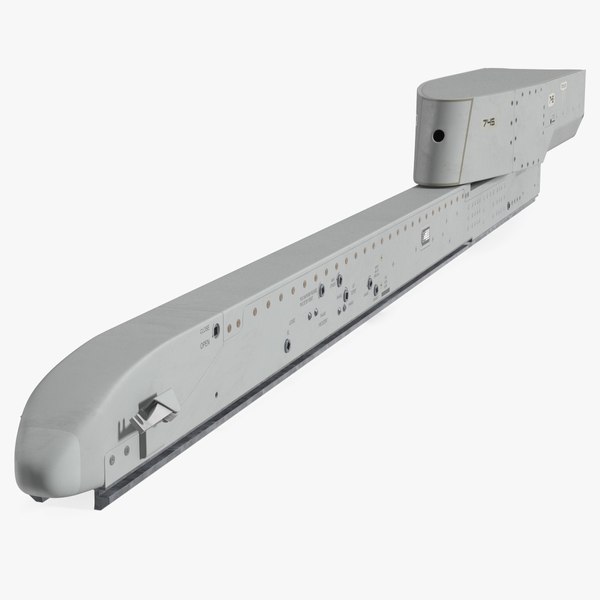 3D модель Ракетная установка LAU-129 с креплением - TurboSquid 2292413