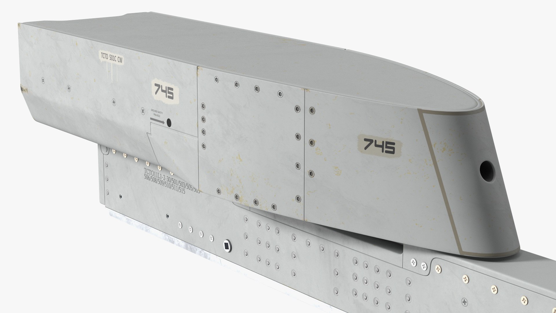 Missile Launcher LAU-129 With Mount 3D - TurboSquid 2292413