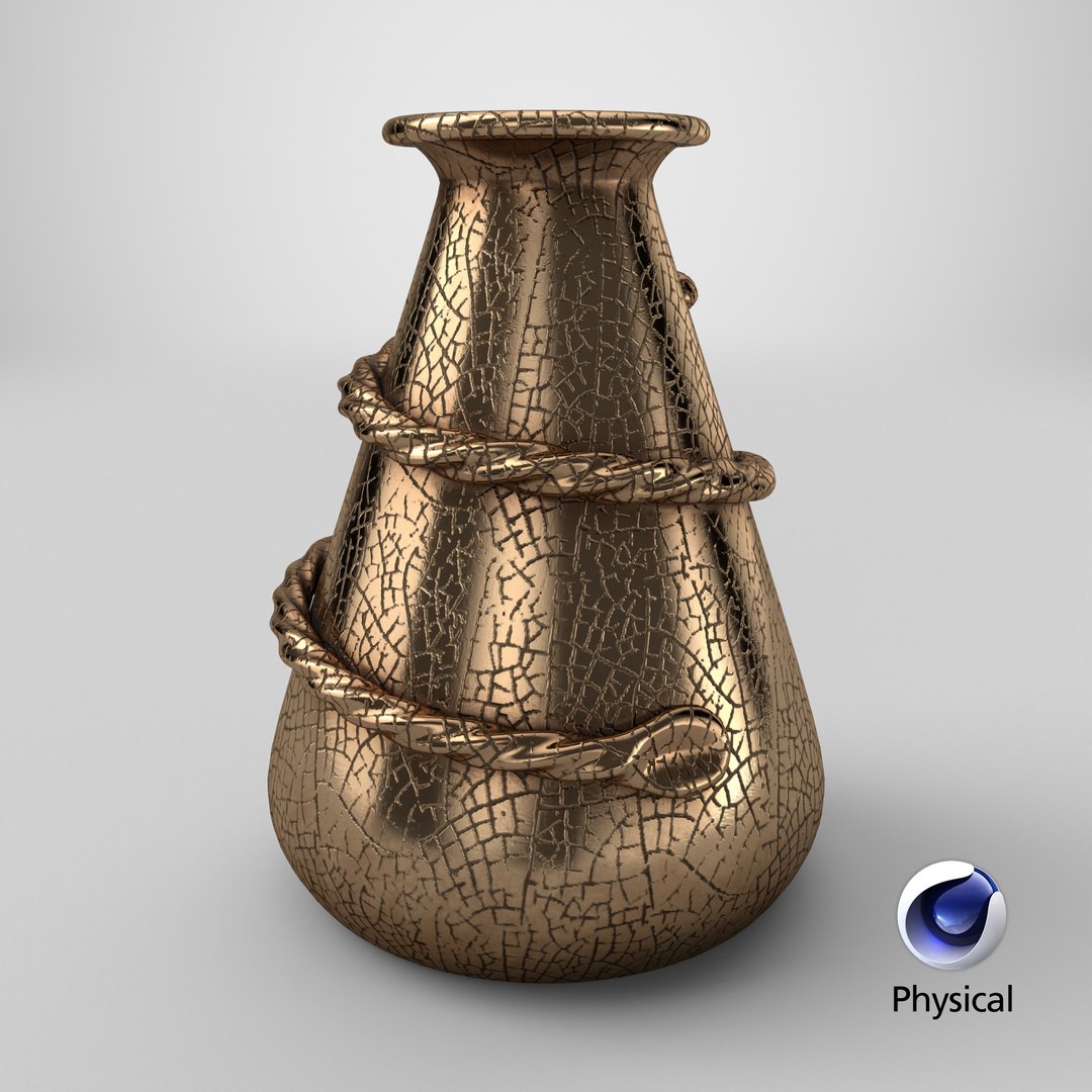 3D Model Metal Vase V2 - TurboSquid 2007852