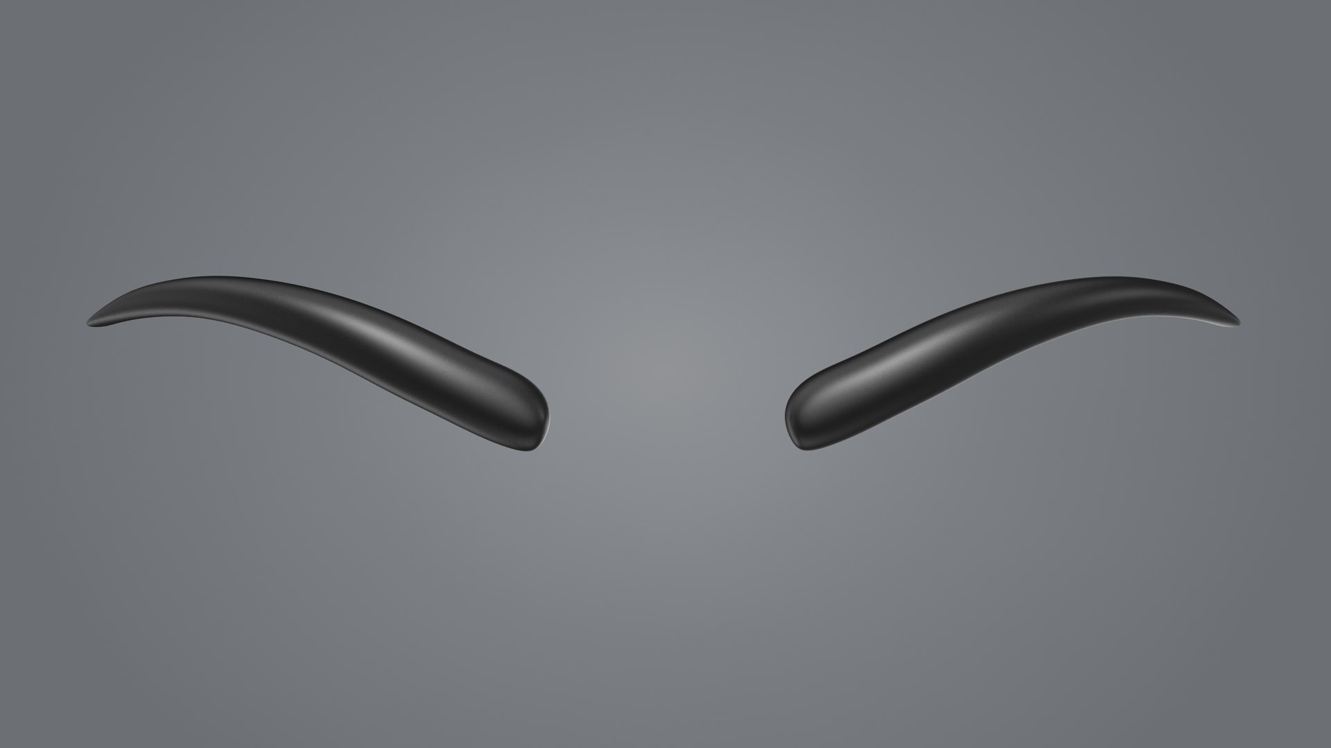 Cartoon Eyebrows 04 3D - TurboSquid 2082914