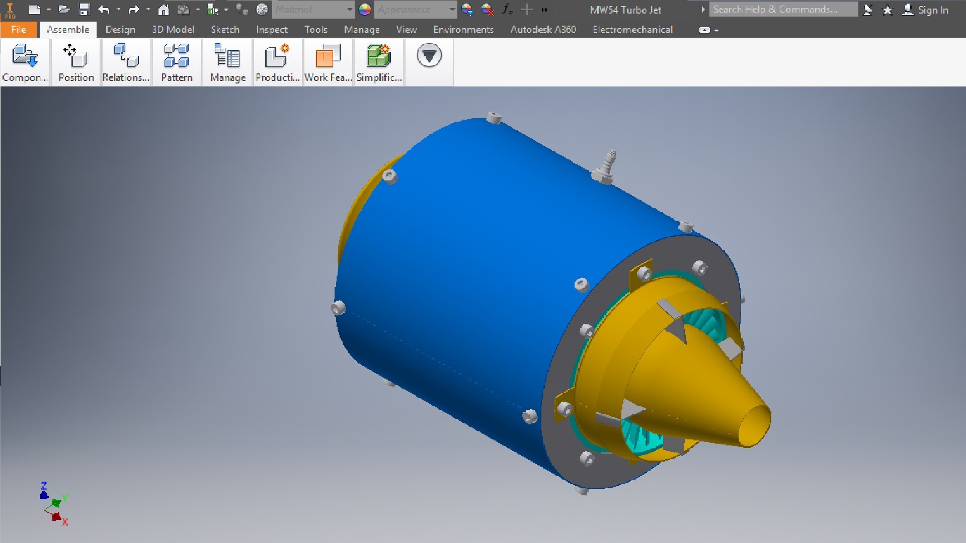 Mini Turbo Jet 3D model - TurboSquid 2053792
