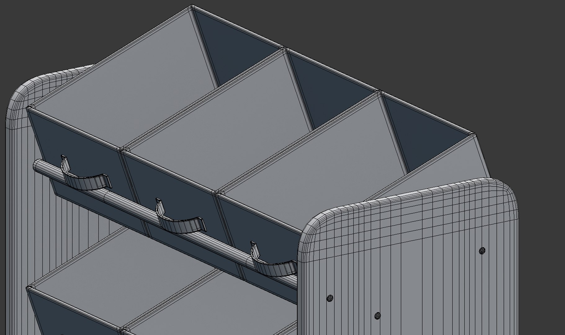 3D Wood Storage Box Shelf - TurboSquid 1194422