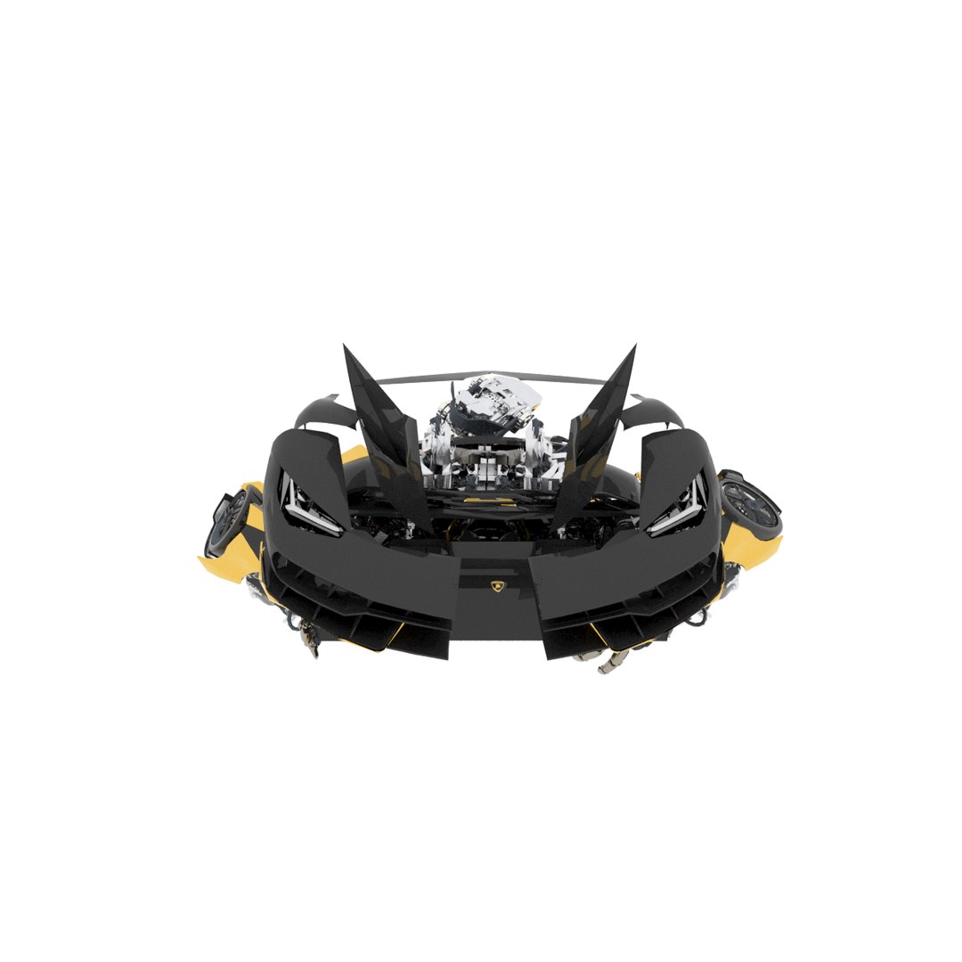 modèle 3D de HOT ROD AUTOBOT TRANSFORMATION LAMBORGHINI CENTENARIO ...