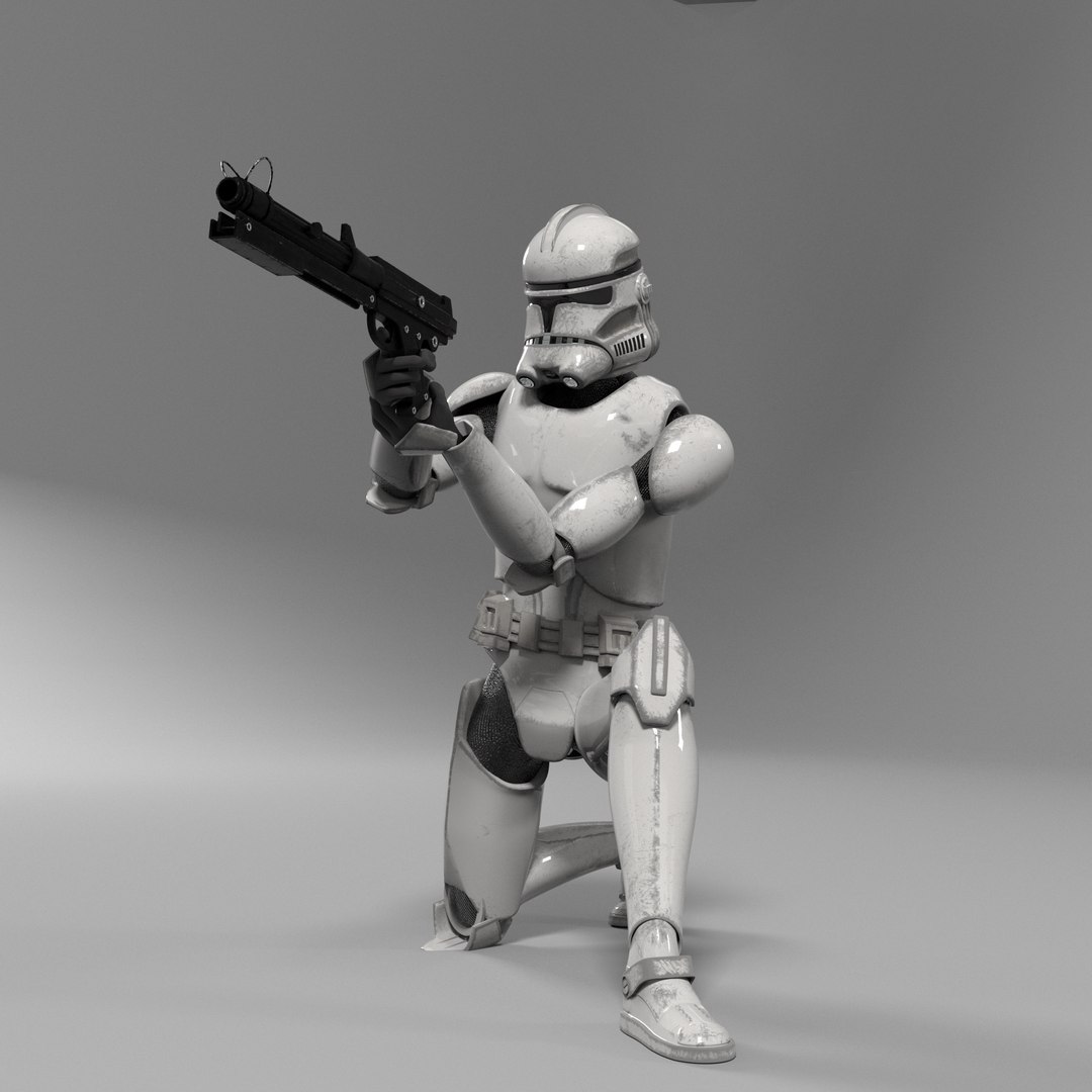 3D Model Star Wars Clone Trooper - TurboSquid 1242611