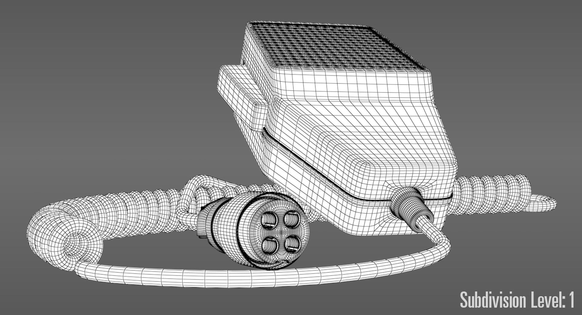 3D Cb Radio Microphone Mic Model - TurboSquid 1418999