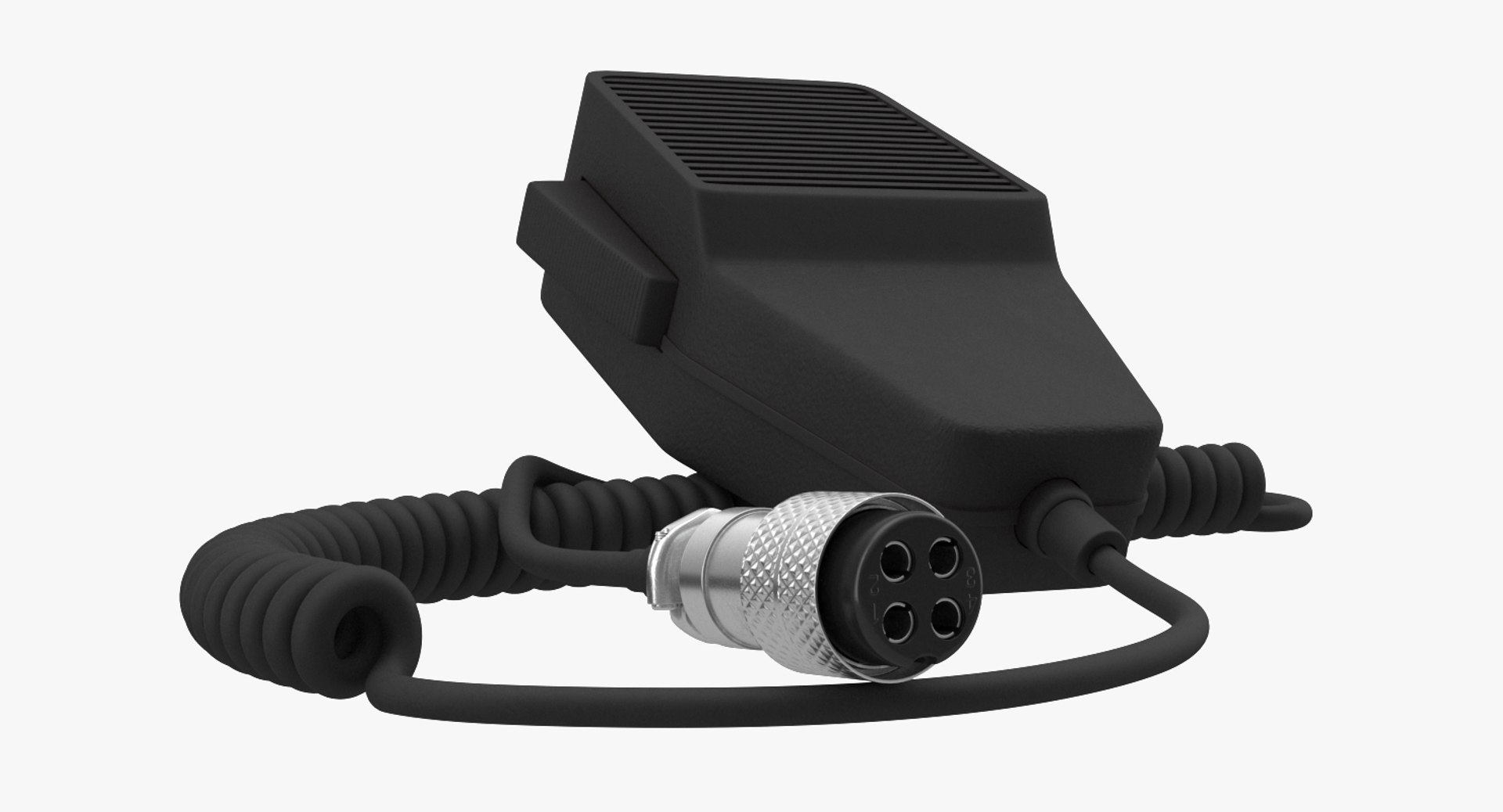 3D Cb Radio Microphone Mic Model - TurboSquid 1418999