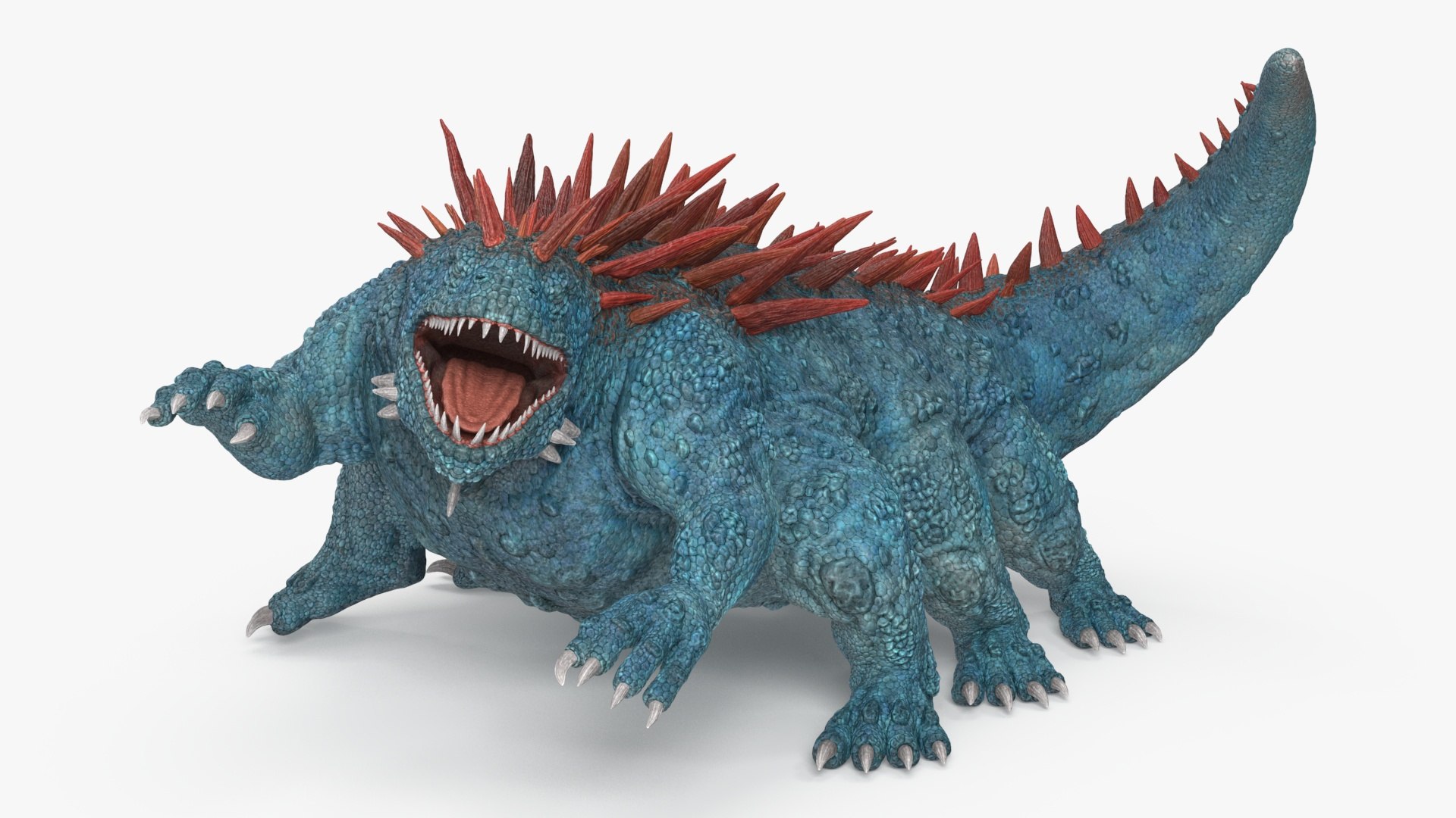 3D The Fantasy Creature Basilisk Rigged For Maya Model - TurboSquid 2296460