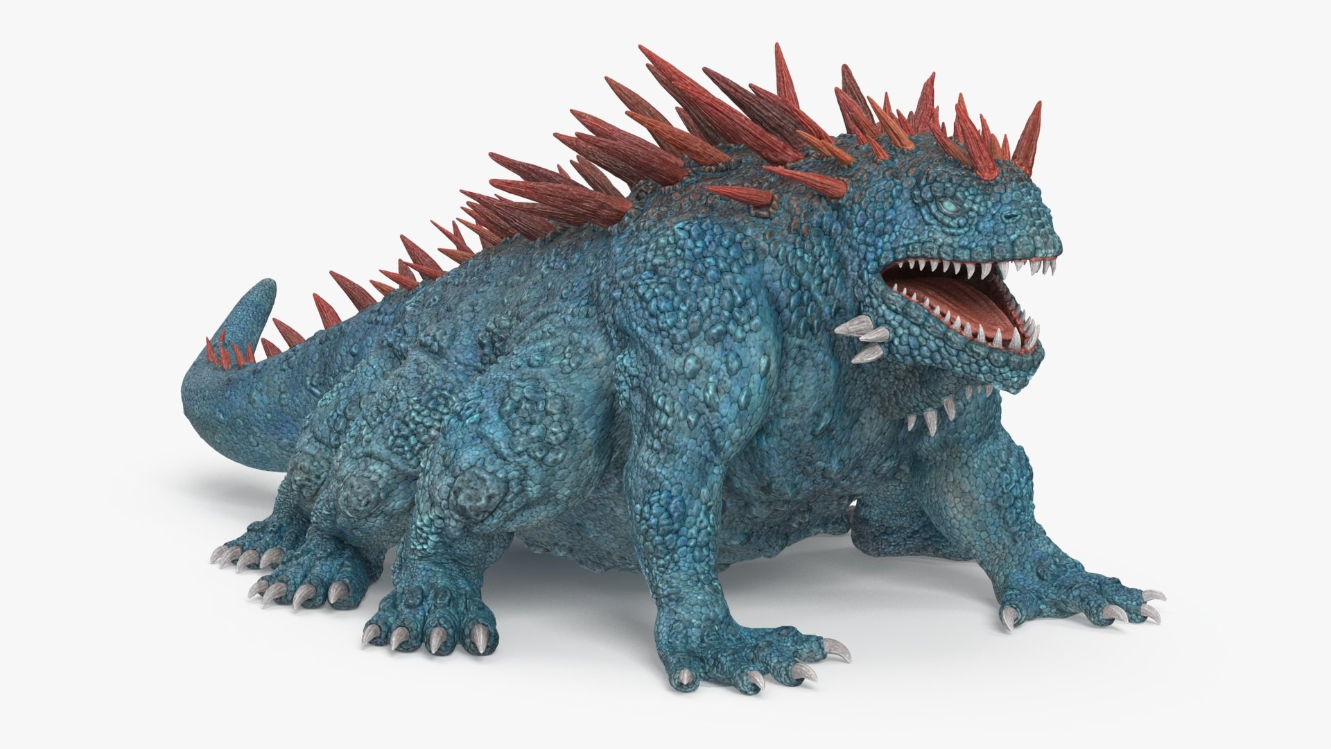 3D The Fantasy Creature Basilisk Rigged For Maya Model - TurboSquid 2296460