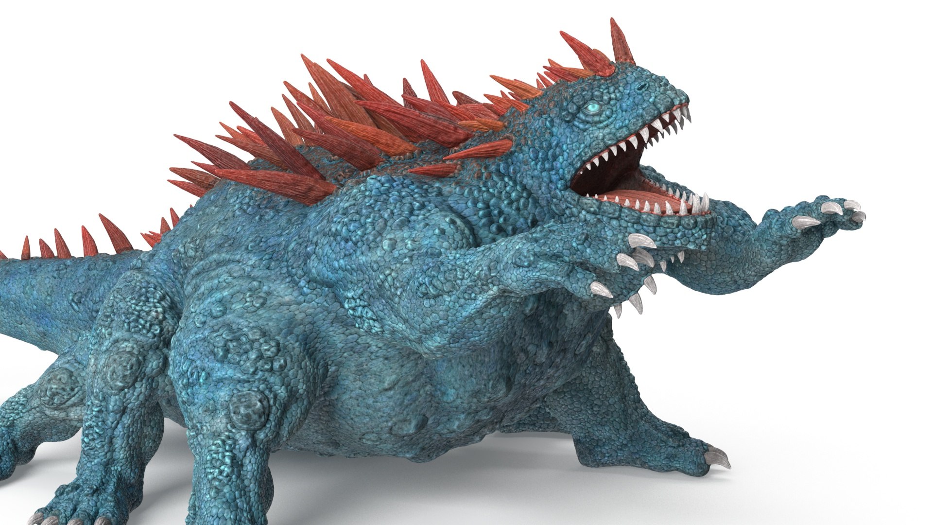 3D The Fantasy Creature Basilisk Rigged For Maya Model - TurboSquid 2296460