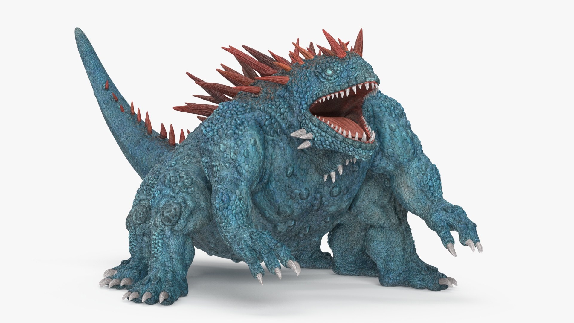 3D The Fantasy Creature Basilisk Rigged For Maya Model - TurboSquid 2296460