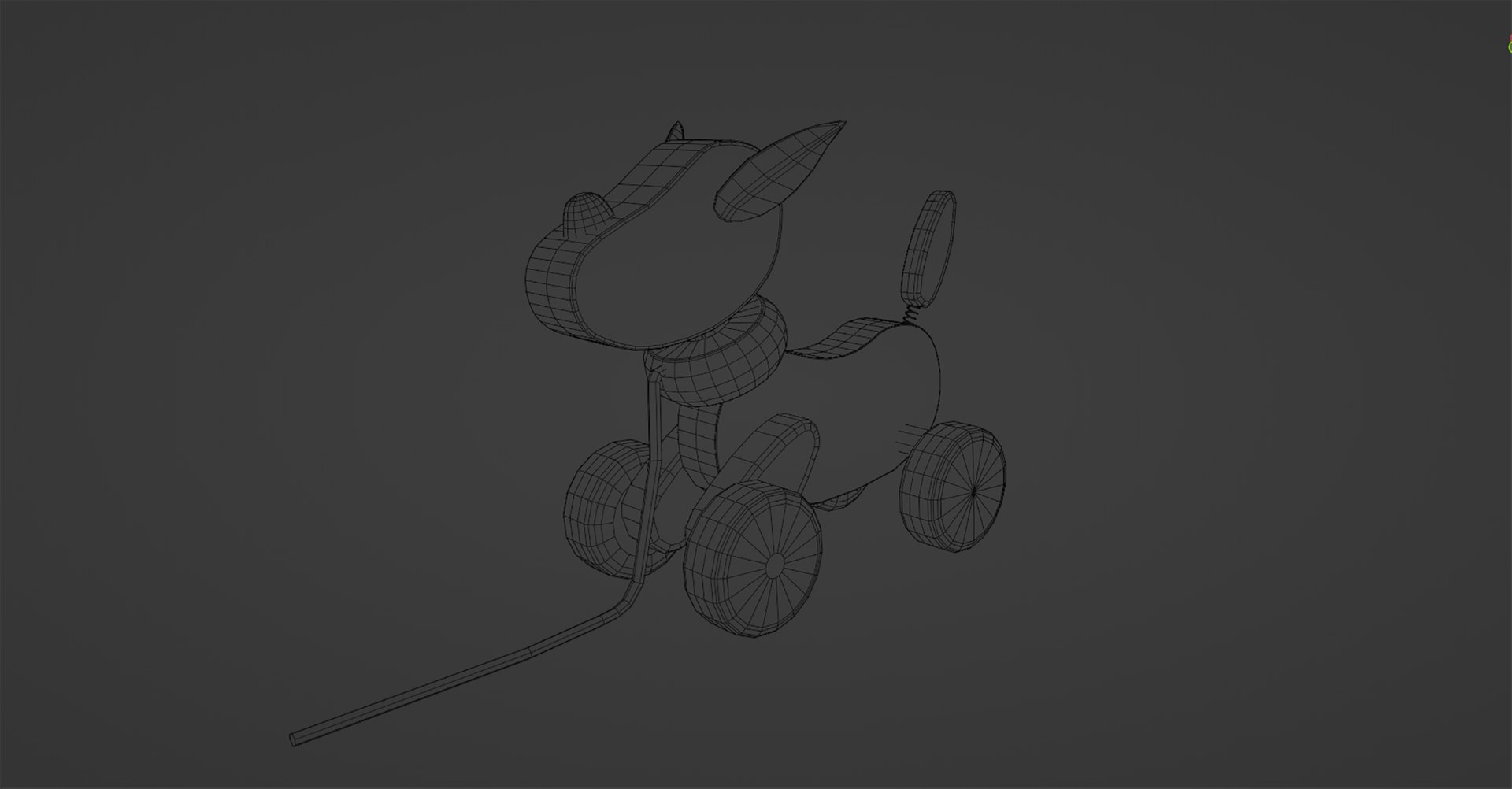 3D Wooden Dog - TurboSquid 2247582
