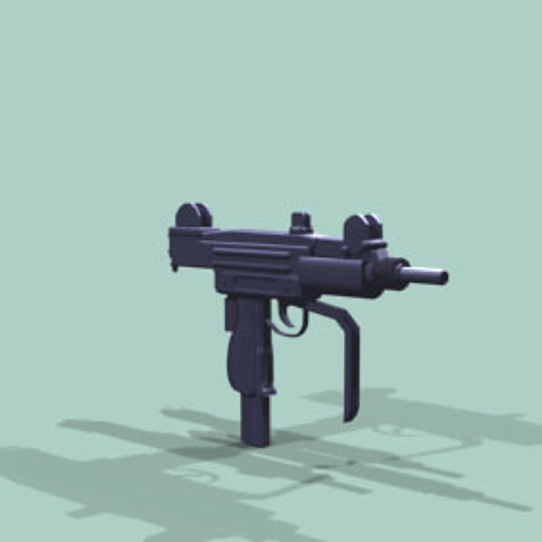 israeli uzi 3d model