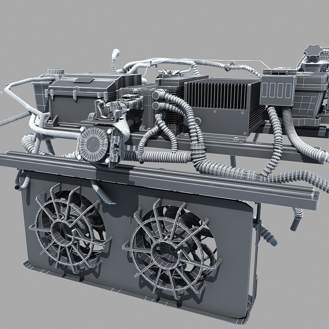 3D Electric Car Cabin Parts - TurboSquid 1428433