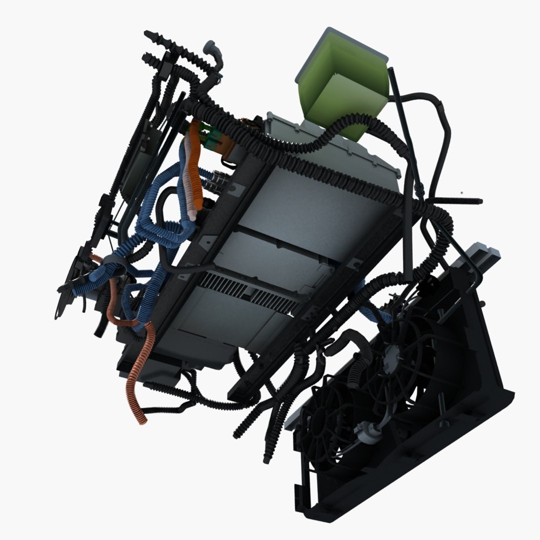 3D Electric Car Cabin Parts - TurboSquid 1428433