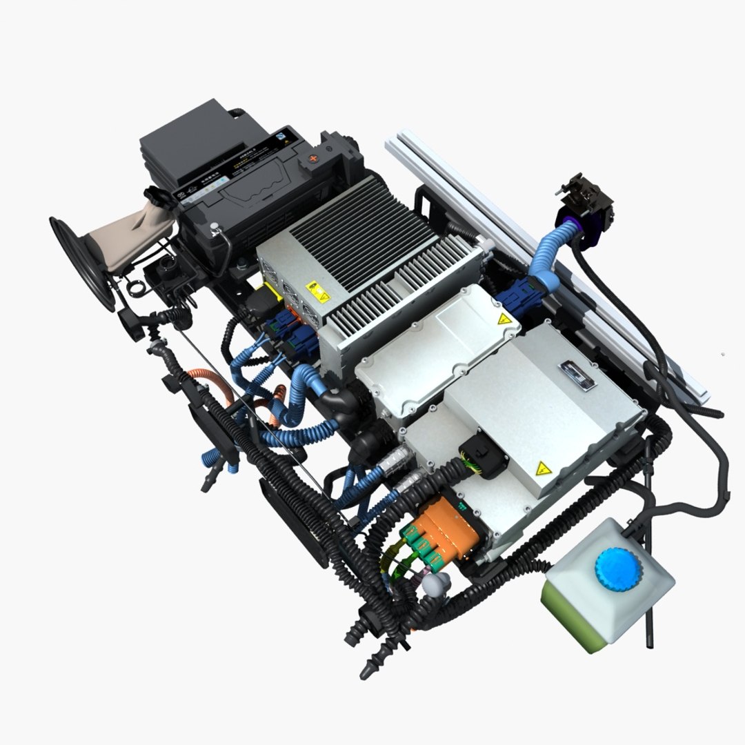 3D Electric Car Cabin Parts - TurboSquid 1428433