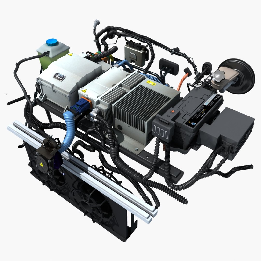 3D Electric Car Cabin Parts - TurboSquid 1428433