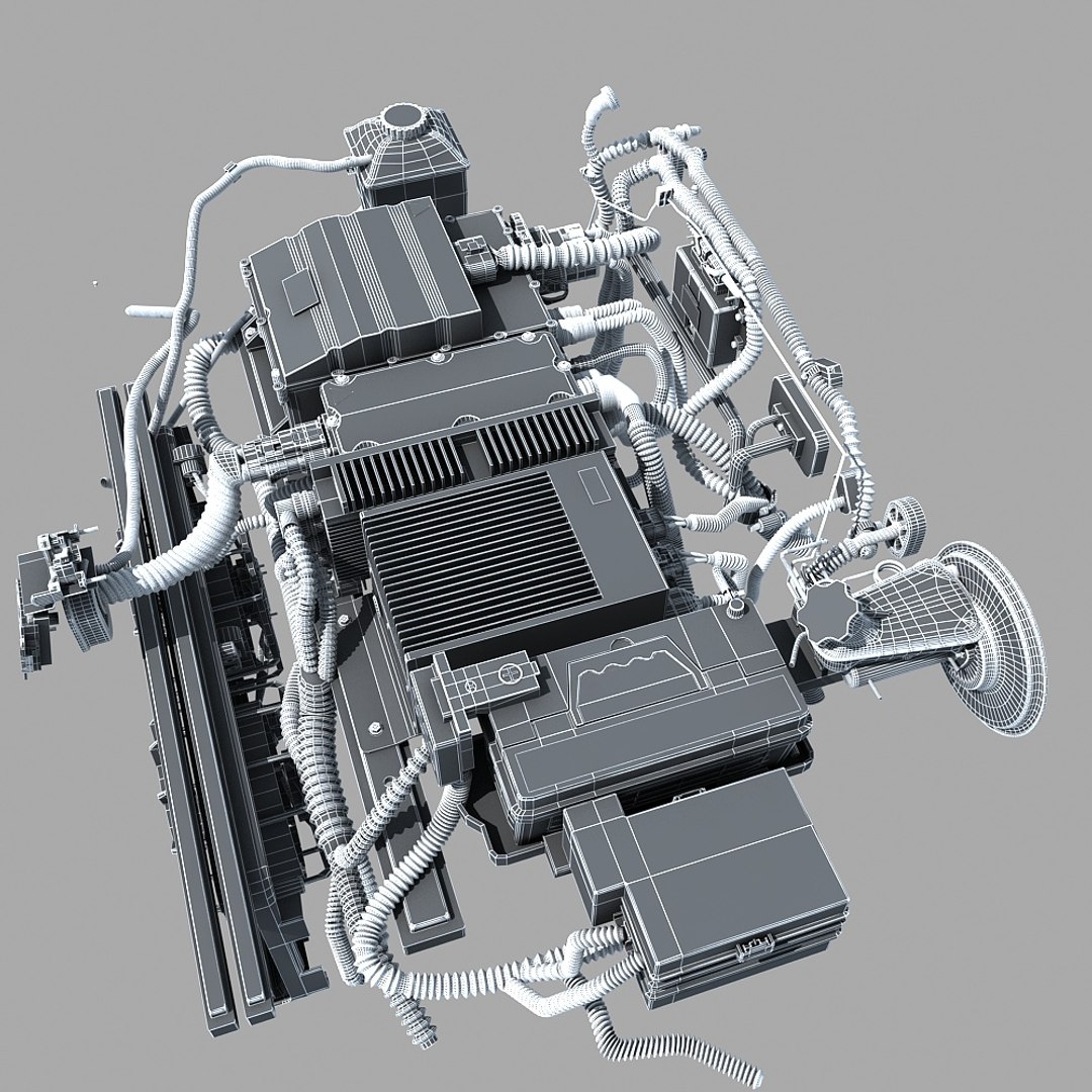 3D Electric Car Cabin Parts - TurboSquid 1428433