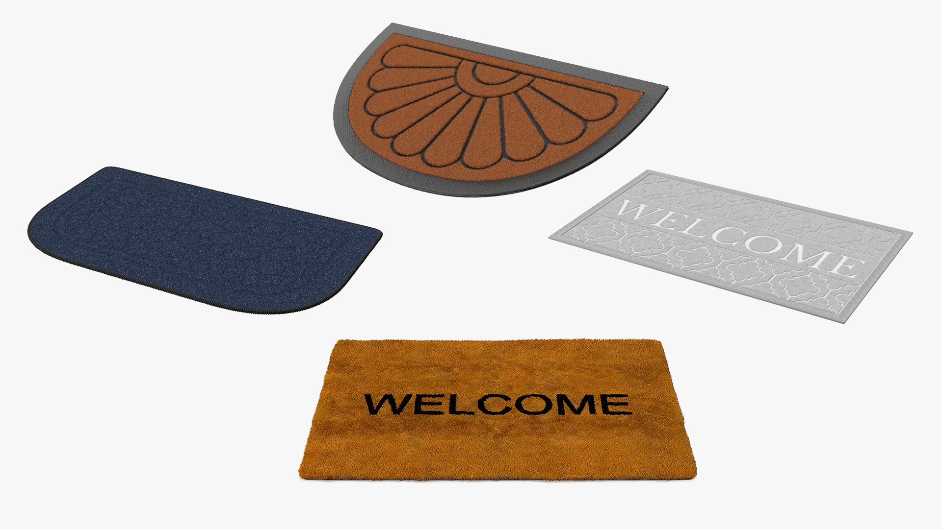 Doormats Collection 3 3D Model - TurboSquid 2183361