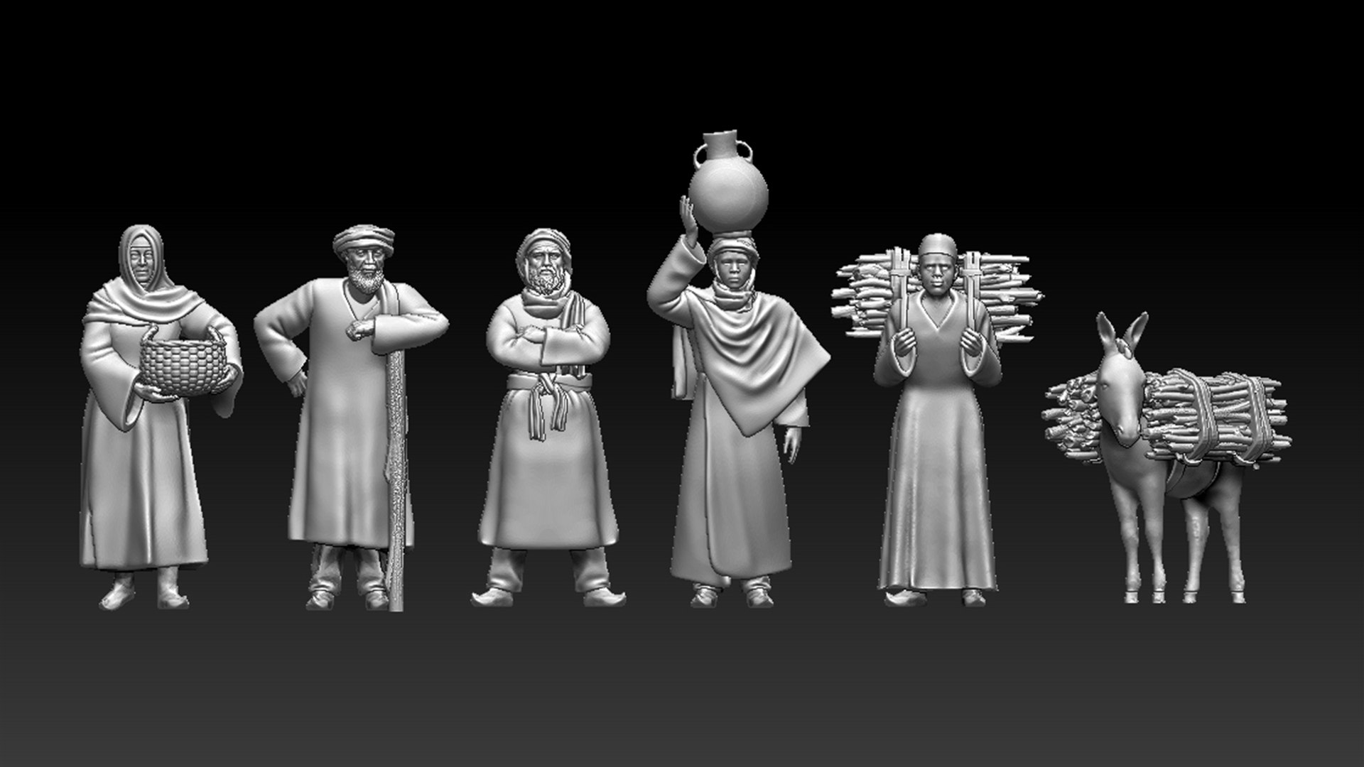 Zbruarab People Sh 3D Model - TurboSquid 2012895