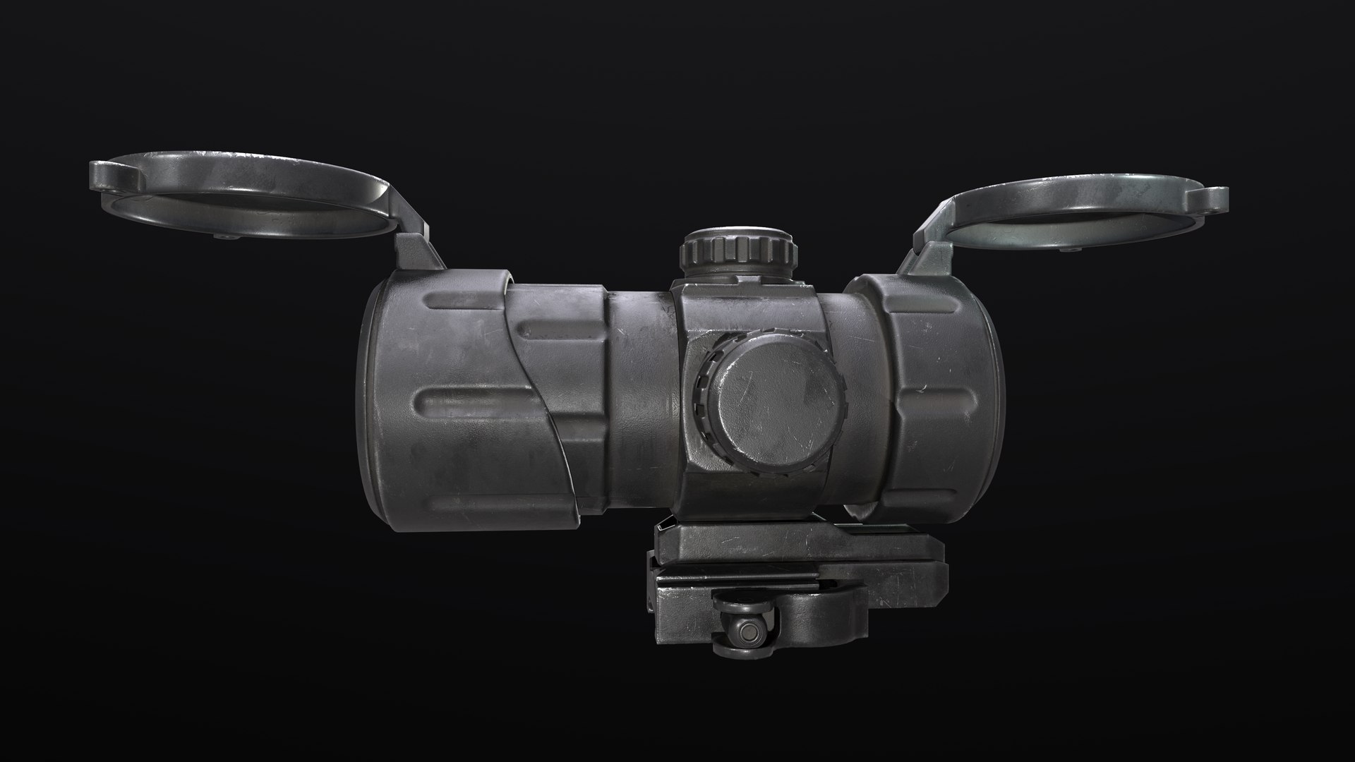 3D Optic Sight Low-poly 3D Model - TurboSquid 1930176