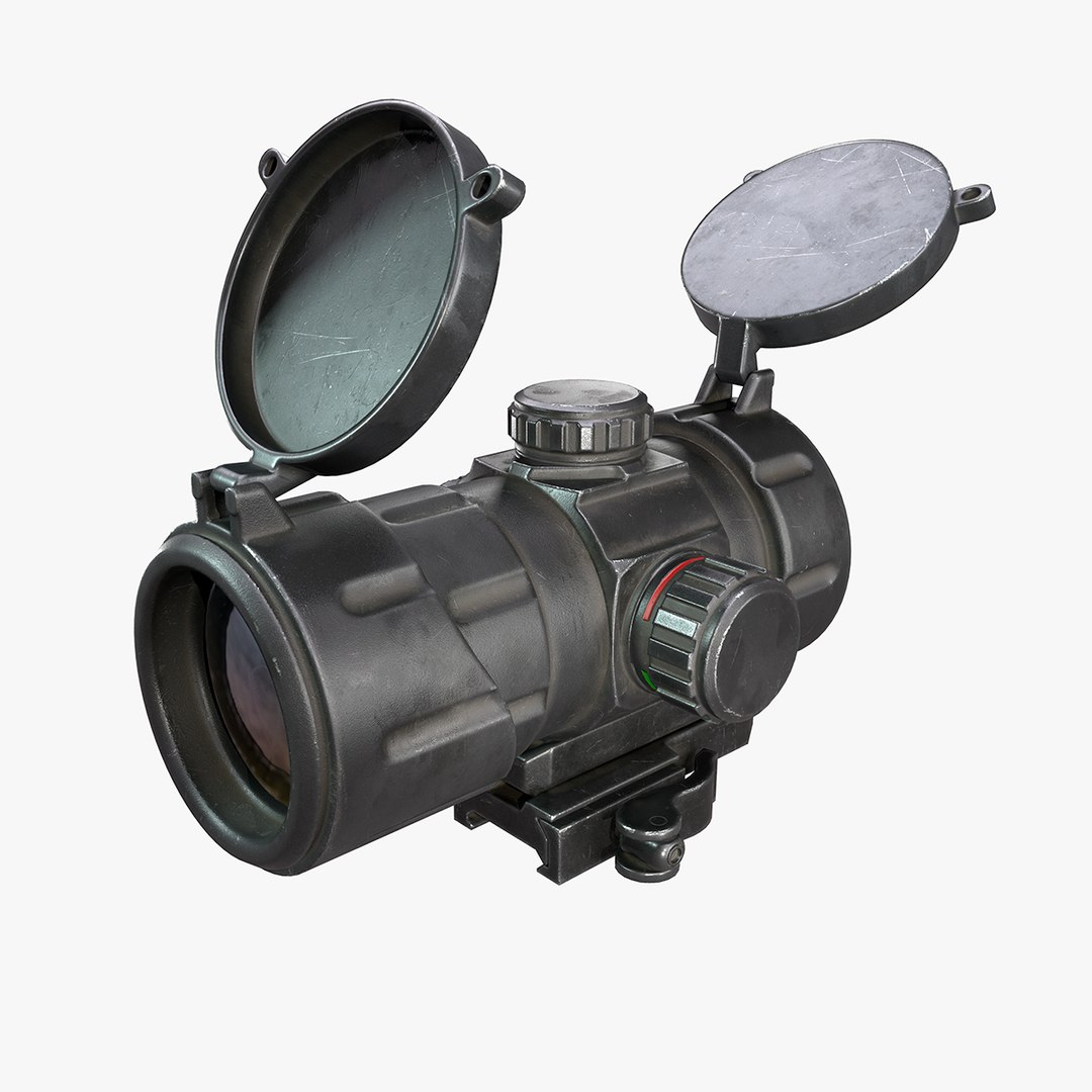 3D Optic Sight Low-poly 3D Model - TurboSquid 1930176