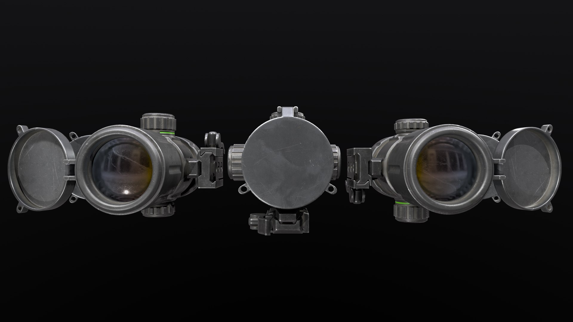 3D Optic Sight Low-poly 3D Model - TurboSquid 1930176