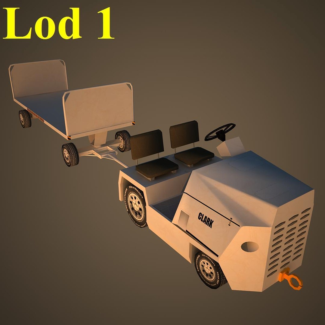clark baggage tractor max