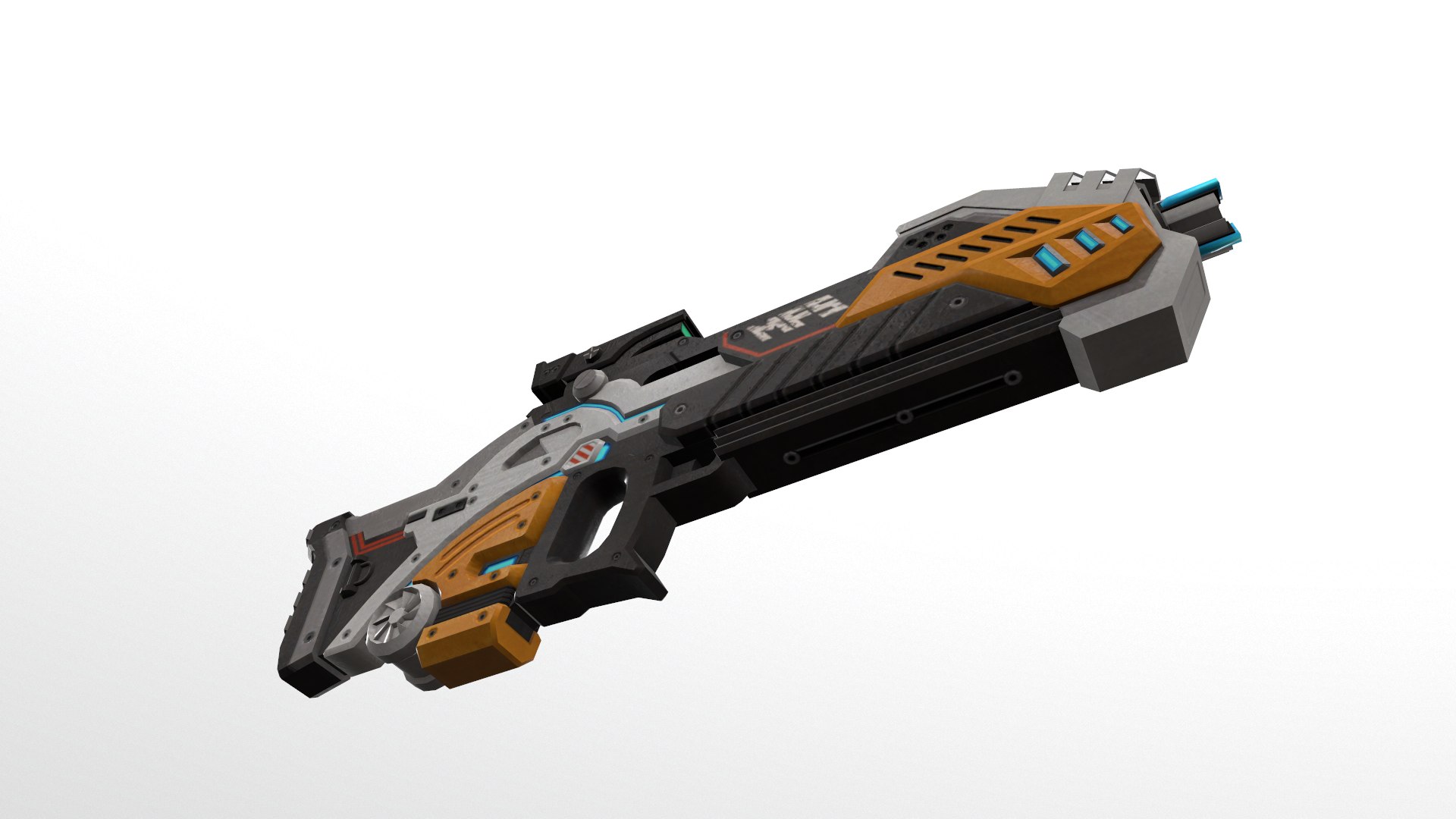 Beam Rifle Level 2 3D Model - TurboSquid 2186421