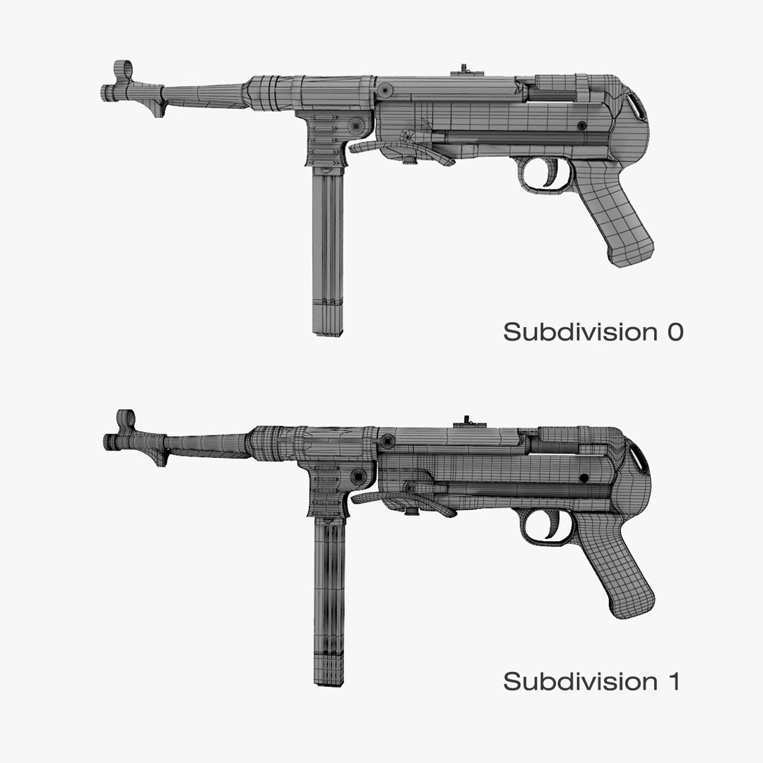 Max Mp40 Submachine Gun