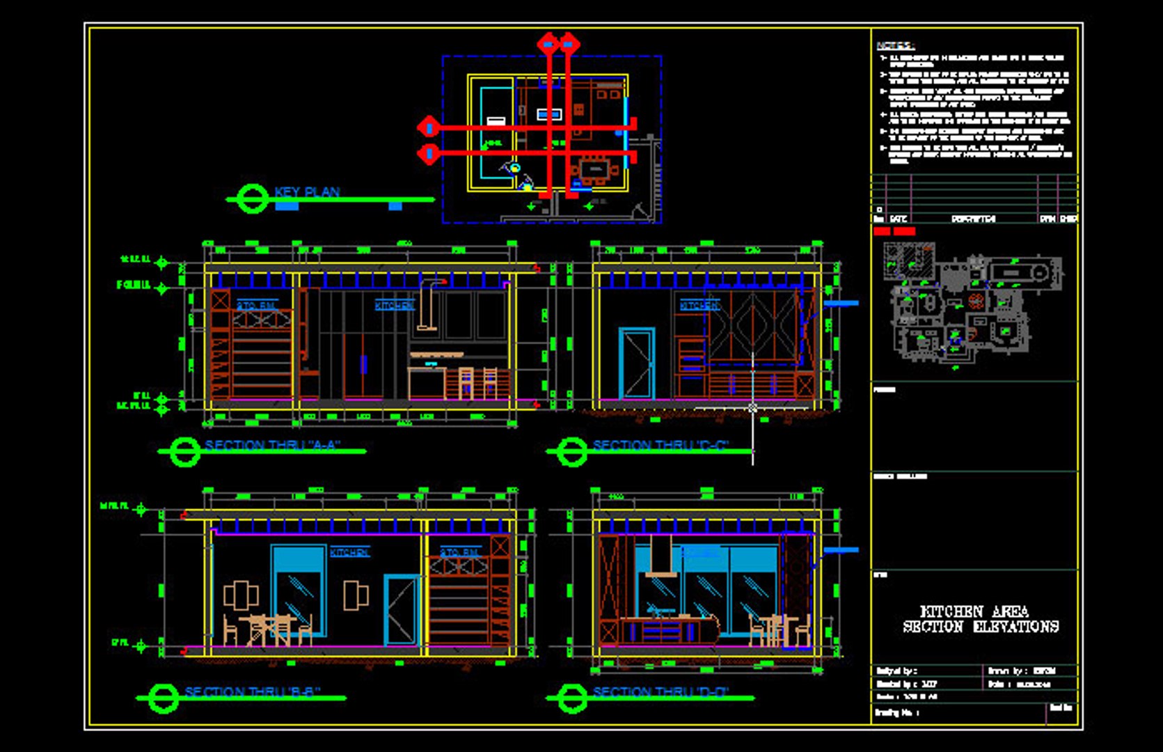 Modern Kitchen Autocad Drawings 3D - TurboSquid 1341241