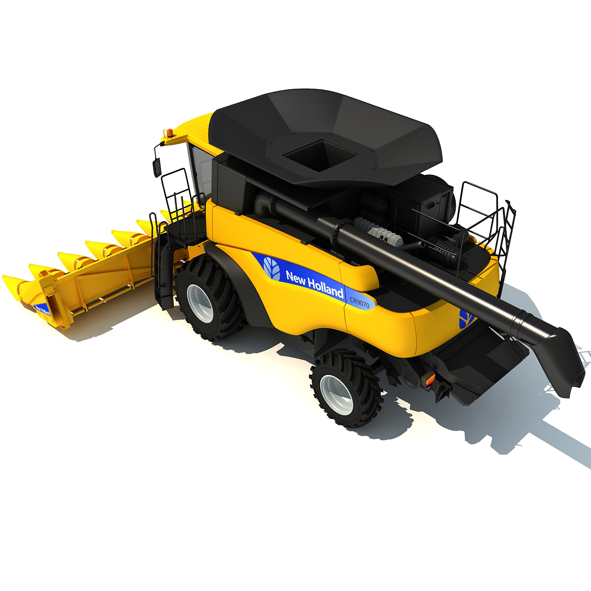 3d new holland combine