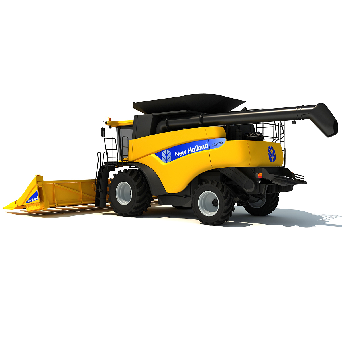 3d new holland combine