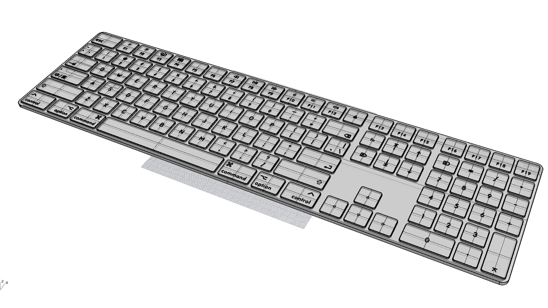 Mac Magic Keyboard Model - TurboSquid 1920556