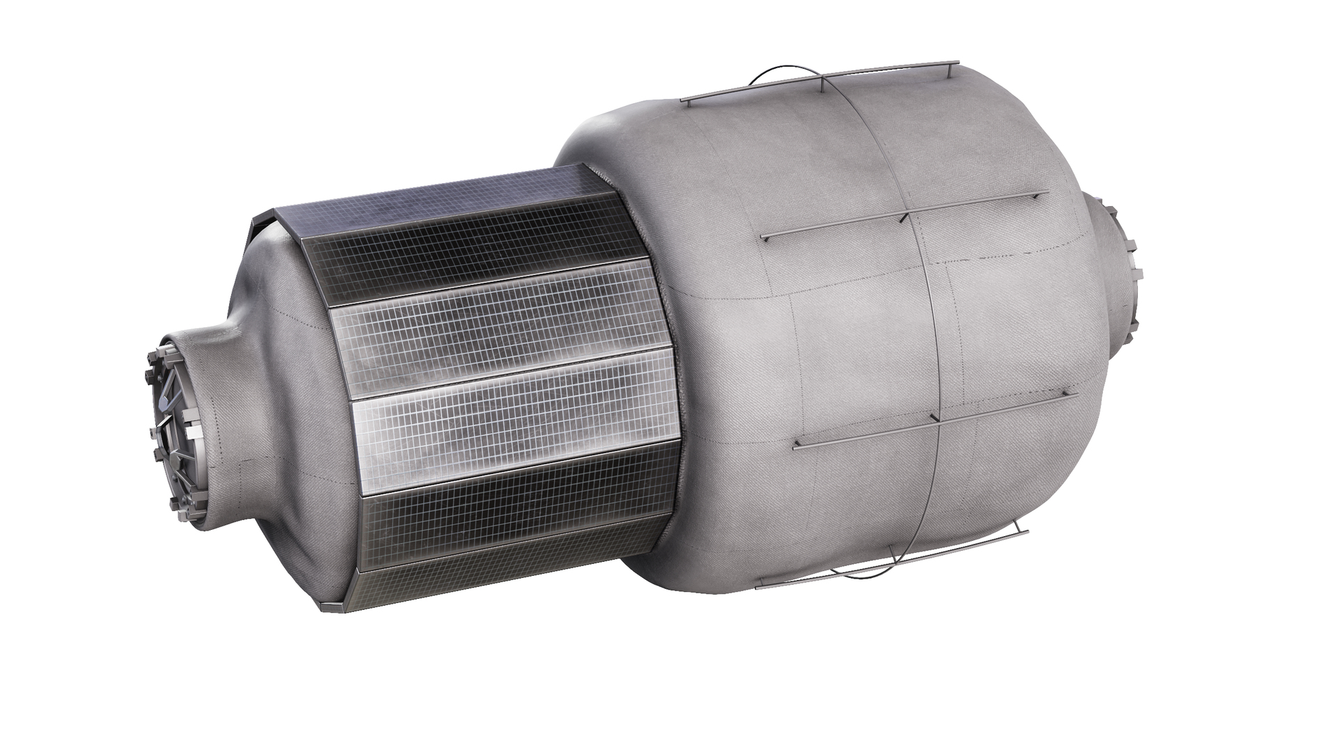 U.S. Habitation Module - Lunar Gateway Station Component 3D ...