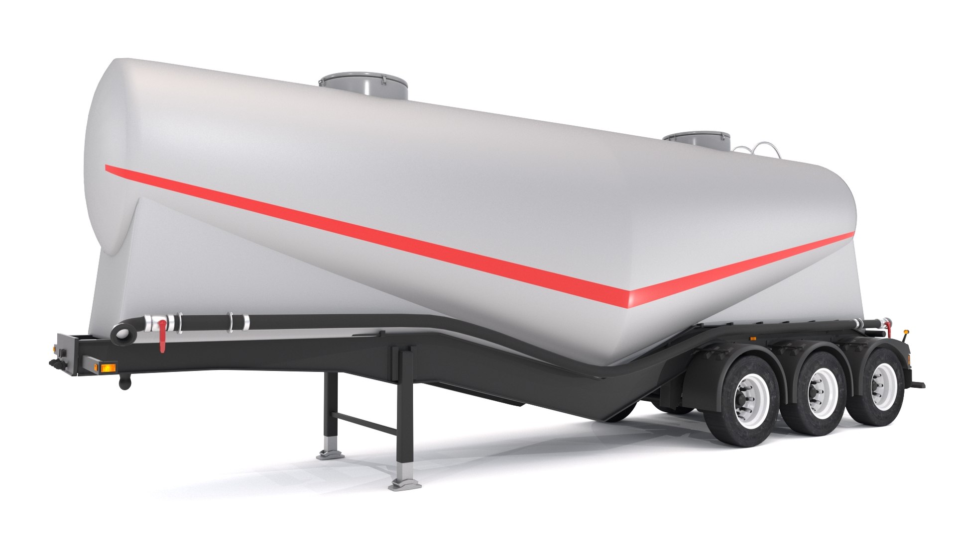 Cement Trailer 3D - TurboSquid 1802597