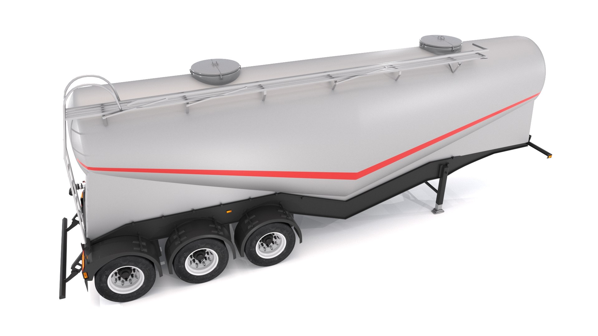 Cement Trailer 3D - TurboSquid 1802597