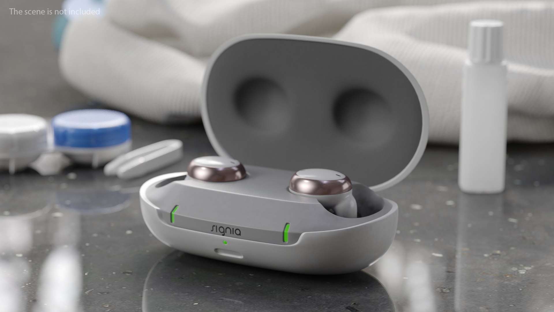 Signia Active Pro Are Hearing Aids Black 3D Model - TurboSquid 2054977